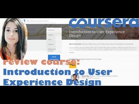 Introduction to UX Design | Coursera | Reviewing online tech courses