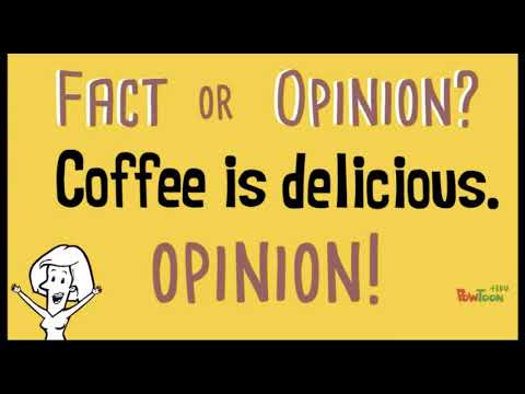 4th Grade Fact and Opinion day 1 Jeopardy Template