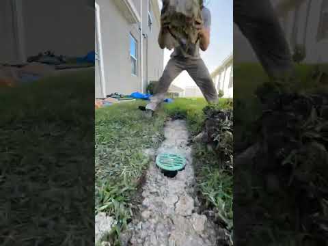 French Drain Install | Time-Lapse Overview