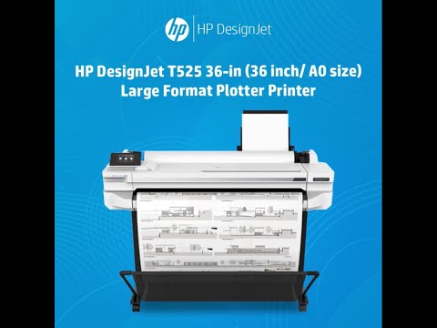 HP DesignJet T525 36-in (36 inch/ A0 size) Large Format Plotter Printer