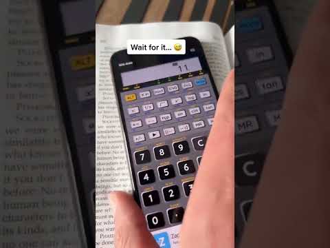 When calculators are allowed in the exam, but yours is slightly different… 🤯 #calculatorhack #exams