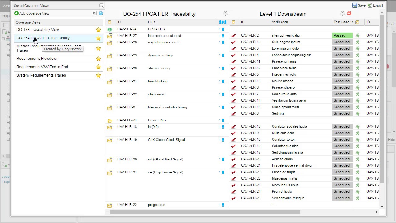 Jama Software Avionics