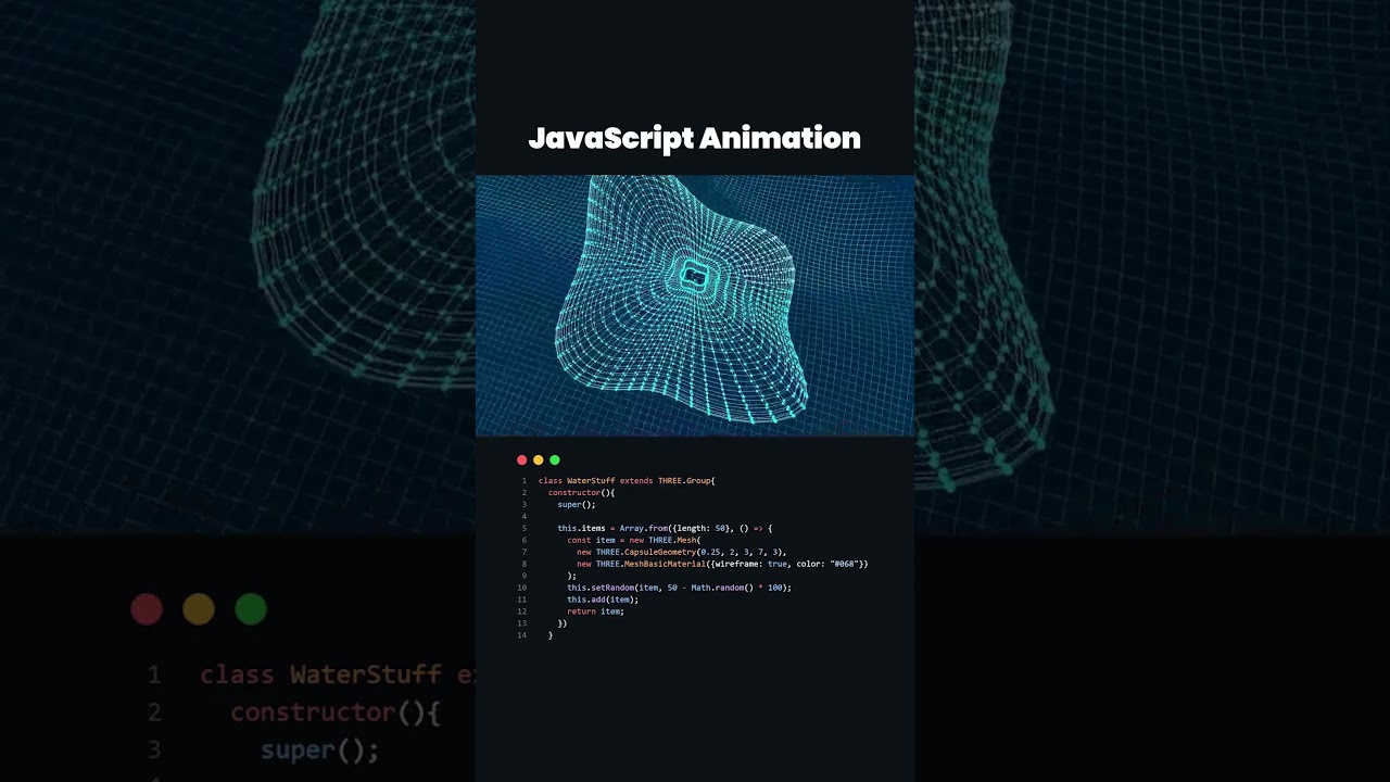 INSANE Life Form Animation Using JavaScript!