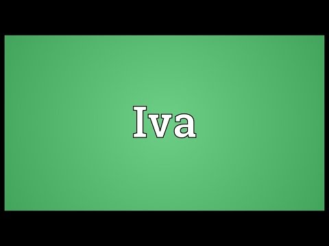 Iva Meaning