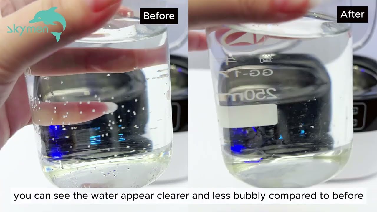 Exploring the Degas Function of Ultrasonic Cleaners: Watch the Test in Action