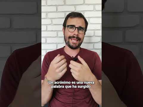 🤓Diferencia entre siglas y acrónimos