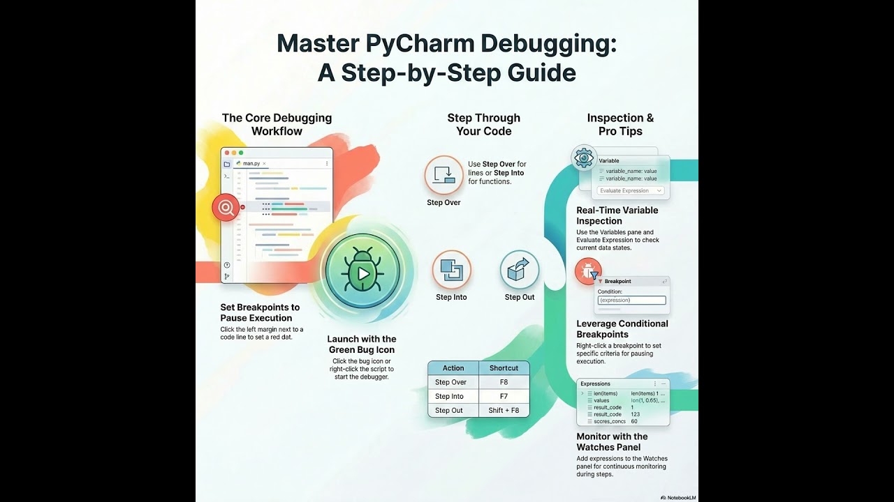 CC - EP : 68 Debugging Python Code in PyCharm