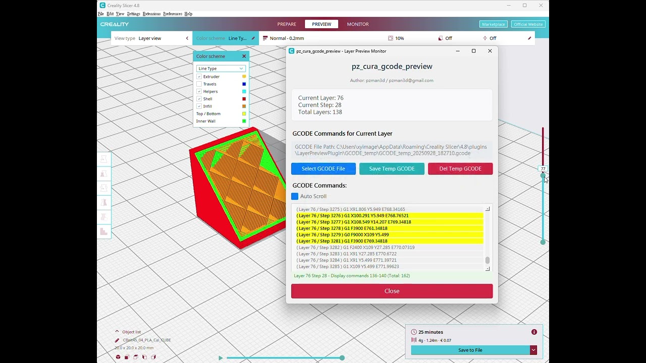 GitHub - pzman3d/pz_cura_gcode_preview: A powerful Cura plugin for real-time GCODE layer preview ...