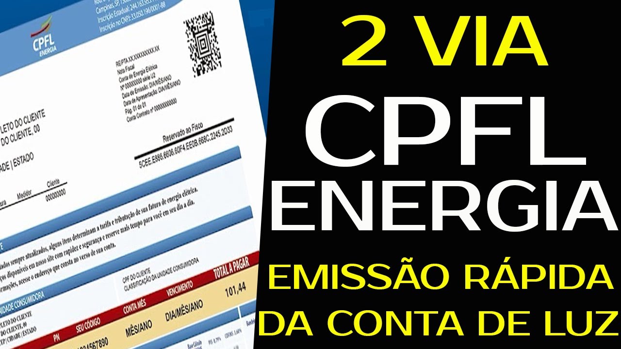 2ND COPY OF CPFL BILL | SECOND COPY OF CPFL ENERGIA RÁPIDA BILL