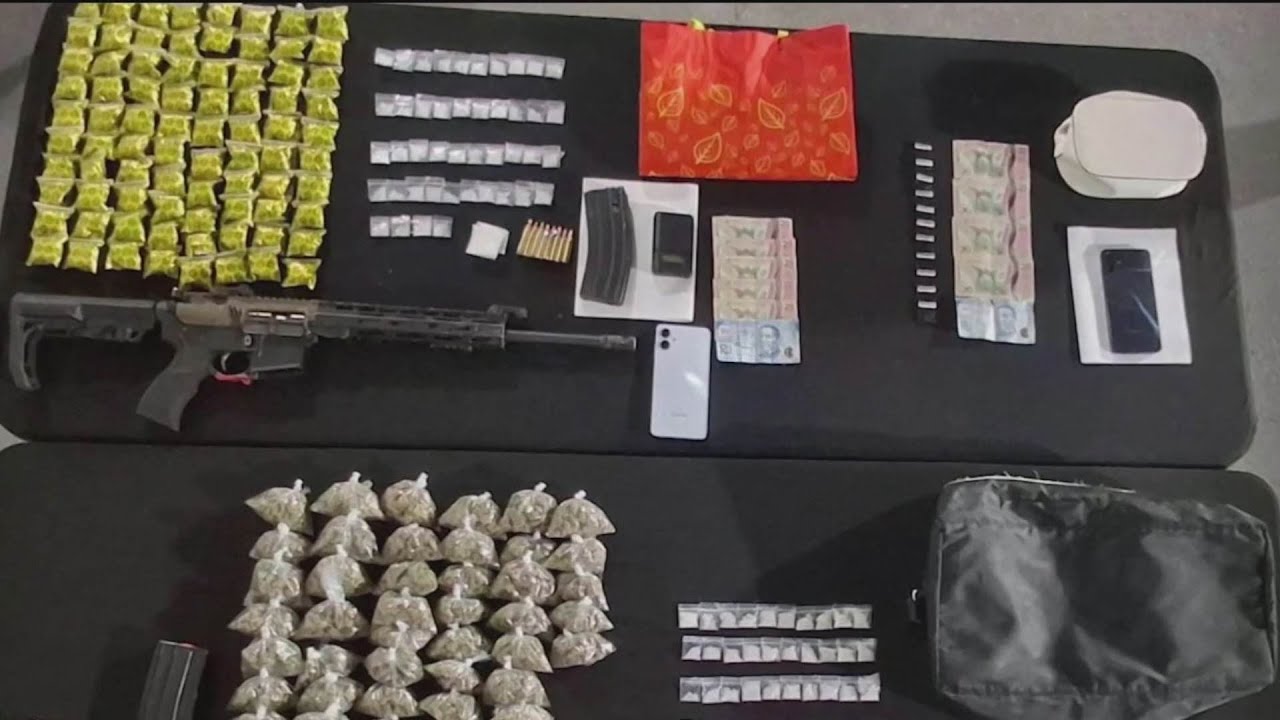 Three arrested with drugs and weapons in the municipality of Galeana, Nuevo León