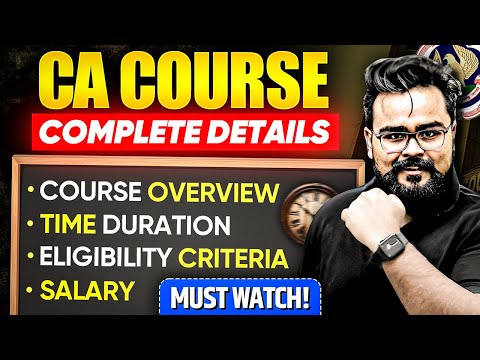 CA Course Complete Details | CA Overview, Eligibility, Duration, Fees 💯 | GAURAV JAIN