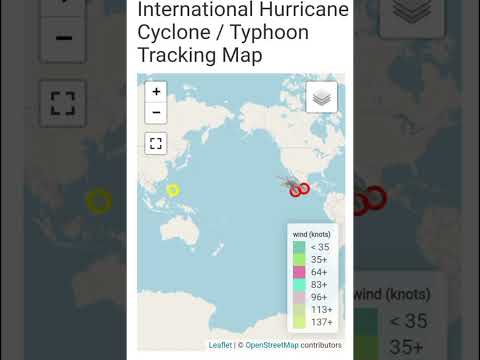 International Hurricane / Cyclone / Typhoon Tracking Map on 8th June - Cyclocane.com