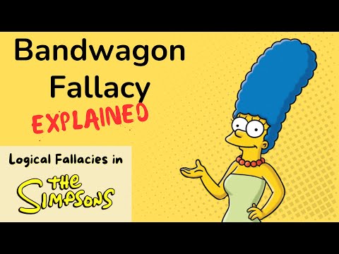 Bandwagon Explained with "The Simpsons" | Logical Fallacies in TV Shows