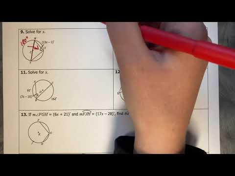 Circles: Inscribed Angles - Geometry