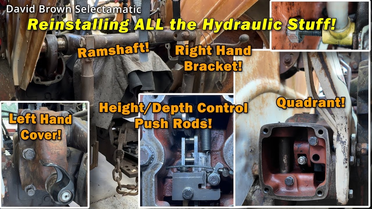 Getting ALL the Hydraulic Castings and Components installed! | David Brown 990#11