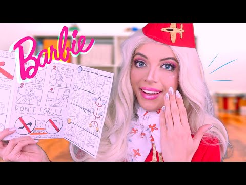 ASMR | Flight Assistant Barbie ASSISTS You! π©ββοΈπ