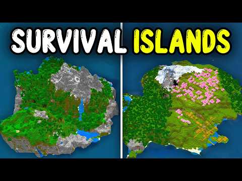 TOP 15 NEW SURVIVAL ISLAND Seeds Minecraft 1.21+! (Bedrock & Java)