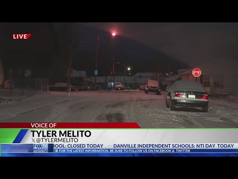 Tracking winter weather: Road conditions in Lexington, Kentucky