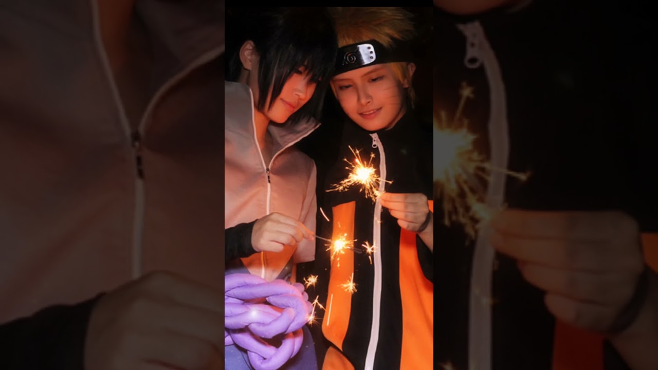 NaruSasu Cosplay🍥🍅  || #naruto #sasukr