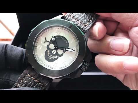 Nethuns Swiss made limited Pvd handwinder mechanical watch