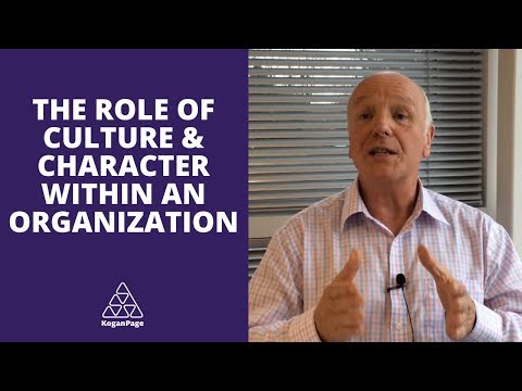 The Role of Culture and Character Within an Organization | Clive Wilson