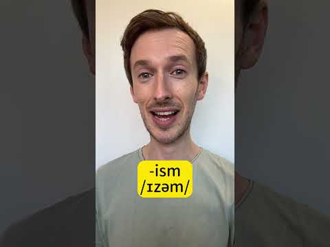 how to pronounce -ism