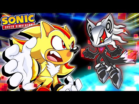 Super Shadow VS Infinite - Sonic Speed Simulator (ROBLOX) 🔵💨