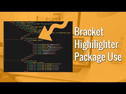 How to use & install Bracket​Highlighter Package on Sublime Text 3