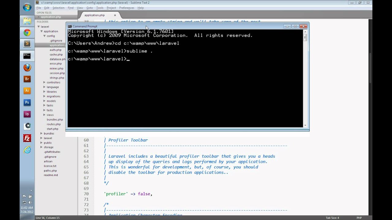Laravel Tutorial Part 1 - Installation and Configuration