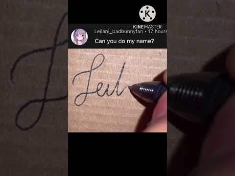Leilani in cursive