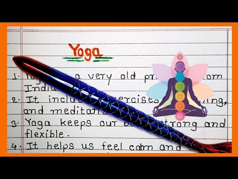 10 Lines on Yoga in English | Essay on yoga | Essay on Yoga Day | International Yoga Day 21 June