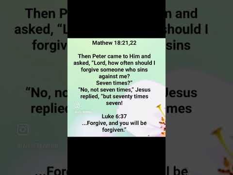 How forgiveness towards others is a blessing. We r forgiven. #forgiveness #bible #biblestudy