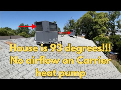 ECM motor issues on a Carrier Heat Pump #hvac #hvactechnician #hvacmaintenance #hvaclife