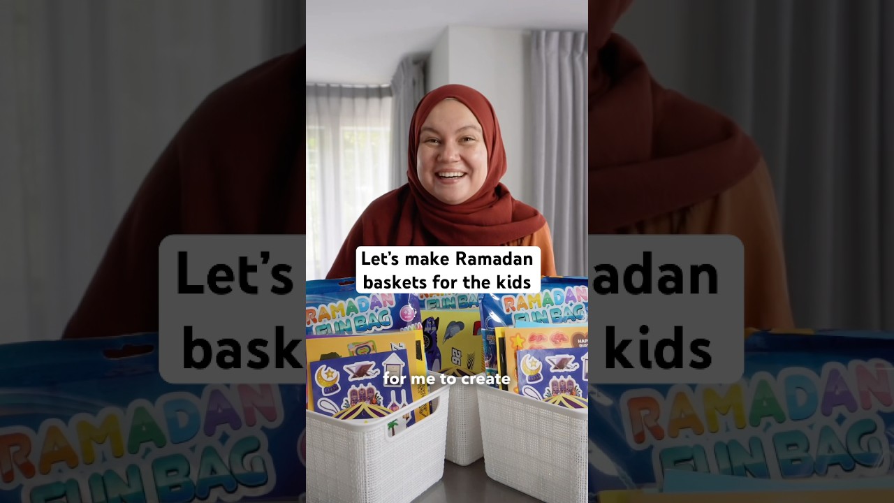 DIY Ramadan Baskets for Kids | Ramadan ideas to try this year ￼