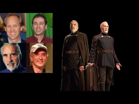 Animated Voice Comparison- Count Dooku (Star Wars)