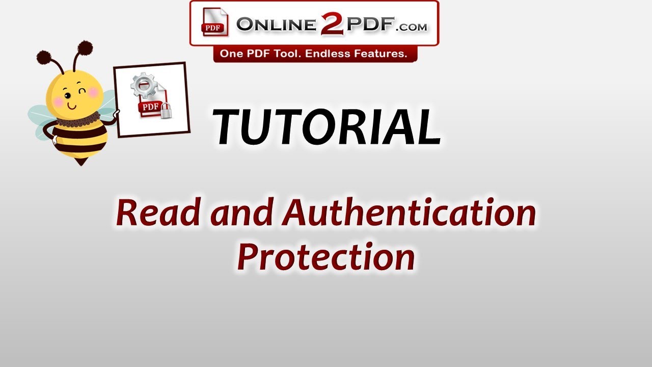 PDF Read and Authentication Protection