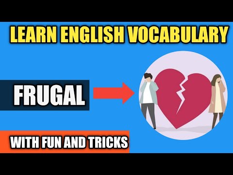 Meaning of Frugal with tricks in Urdu and Hindi || CSS PMS SSC UPSC GRE TOEFL IELTS 2022 ||