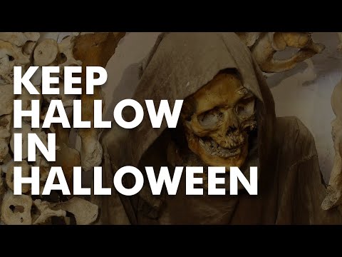 Keep Hallow in Halloween . . . #catholichalloween #halloweenhistory