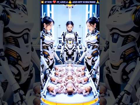 Robot Hospital A New World of AI Mothers and Robotic Babies! 🤖👶 #aihealthcare #futureofcare #shorts