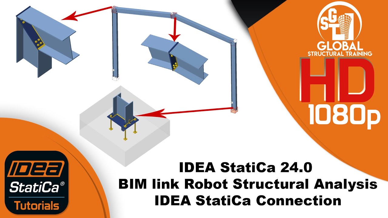 IDEA StatiCa 24.0|| BIM link Robot Structural Analysis Professional IDEA StatiCa Connection