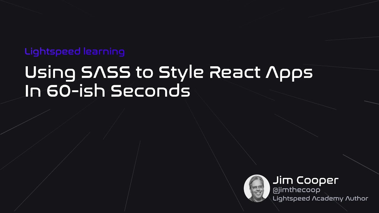 Styling React with SASS: A Beginner's Guide | React Tutorial for Beginners