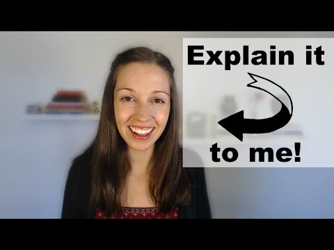 Can You Explain It TO Me?