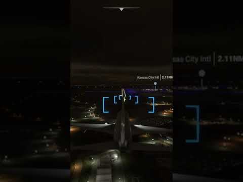 American Airlines Landing At Kansas City Intl (MCI)