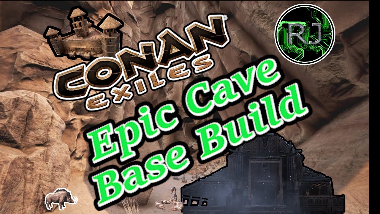 Conan Exiles: EPIC Crevice Cave Base Build :Best Cave Build