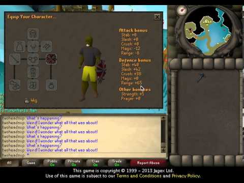 07 Old School Runescape Armor Comparison: Rune Defender vs Obby Shield
