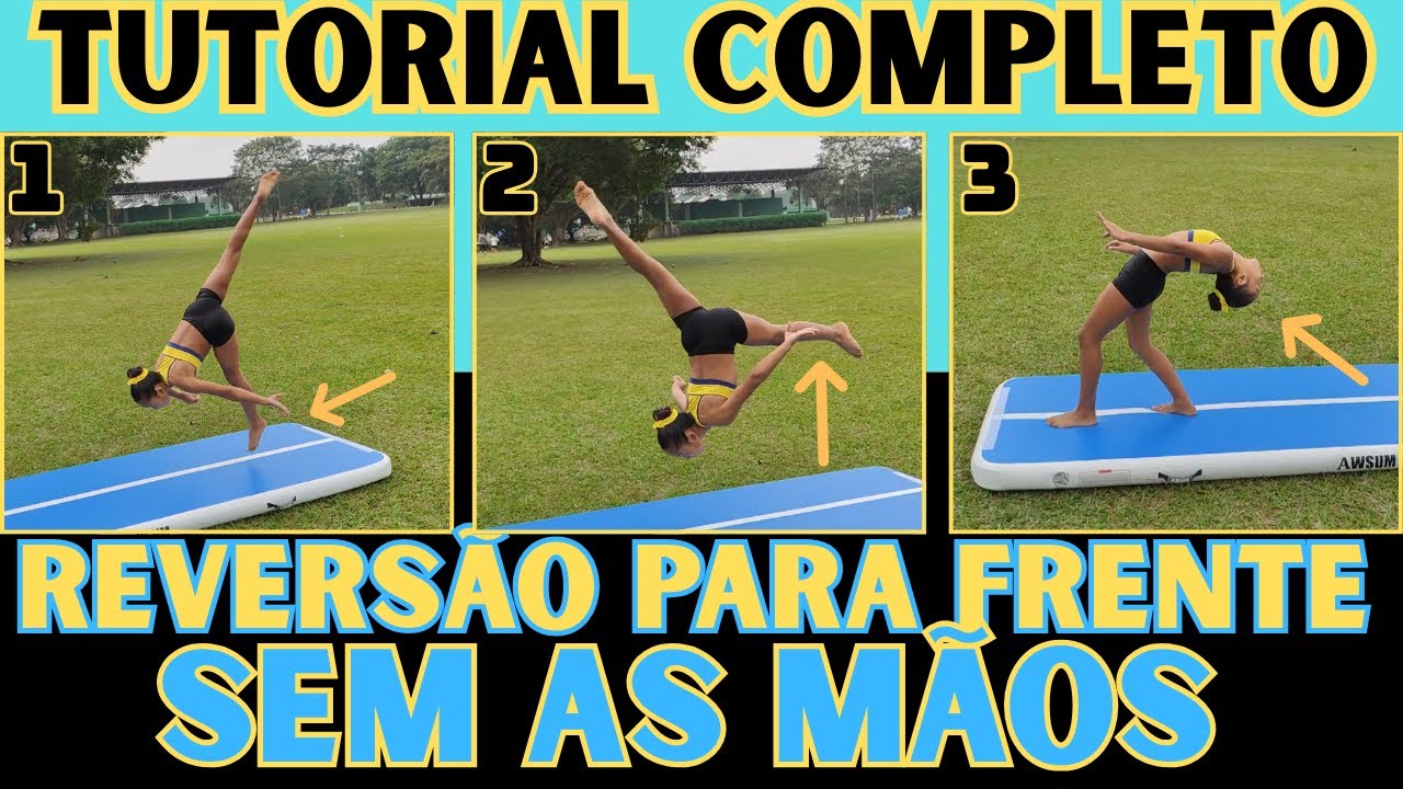 GINÁSTICA ARTÍSTICA  | APRENDA AGORA COMO FAZER A REVERSÃO PARA FRENTE SEM AS MÃOS