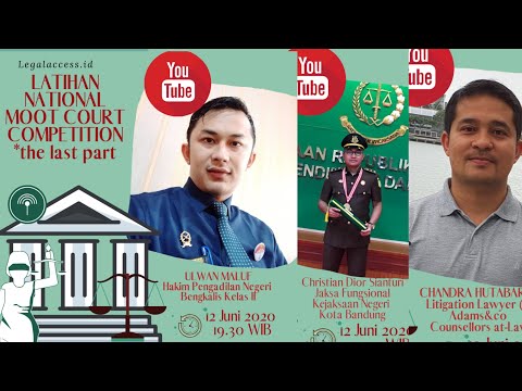 LATIHAN MOOT COURT COMPETITION II THE LAST PART