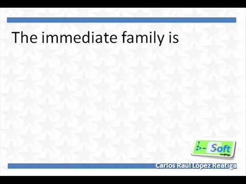 immediate family