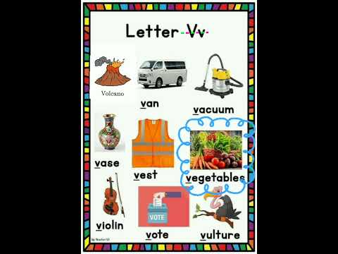 'v' letter words| words having initial letter'v'