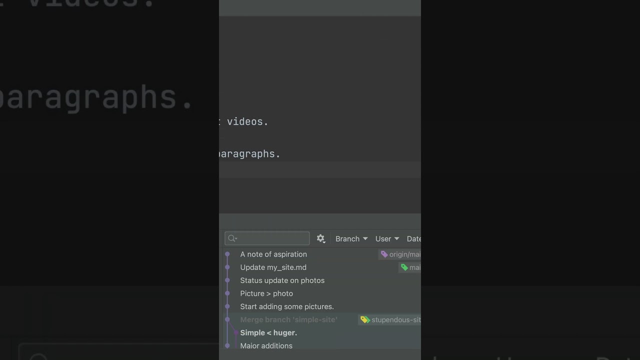 Fetch new commits and see the changes
